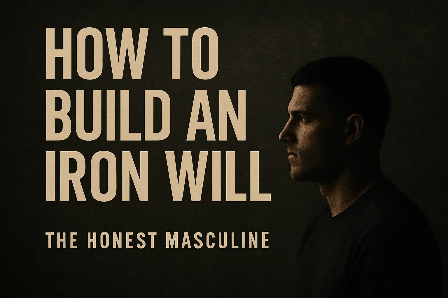 How to Build an Iron Will - Masculinity, Relationships & Self ...