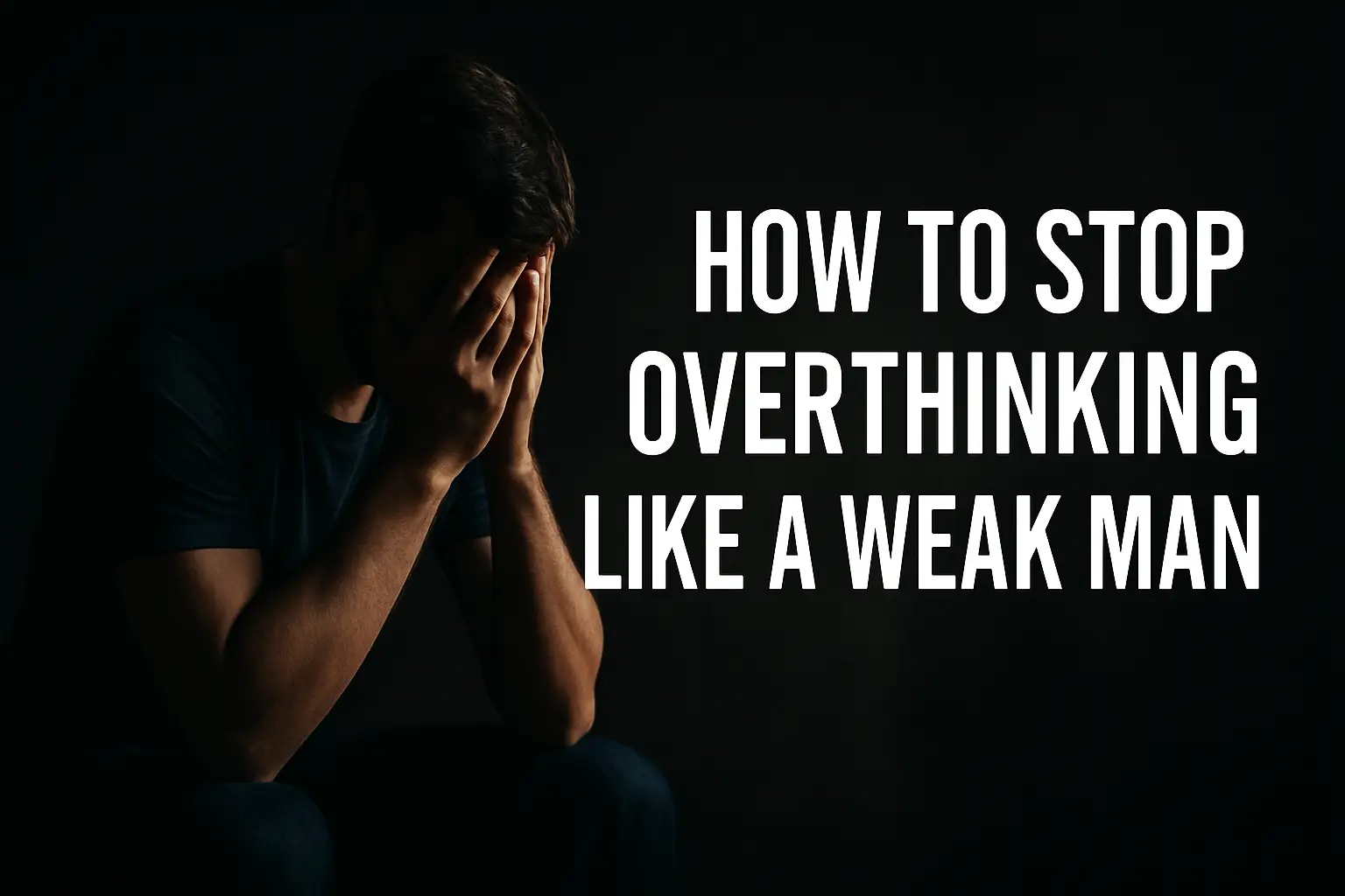 How to Stop Overthinking Like a Weak Man - Masculinity, Relationships ...